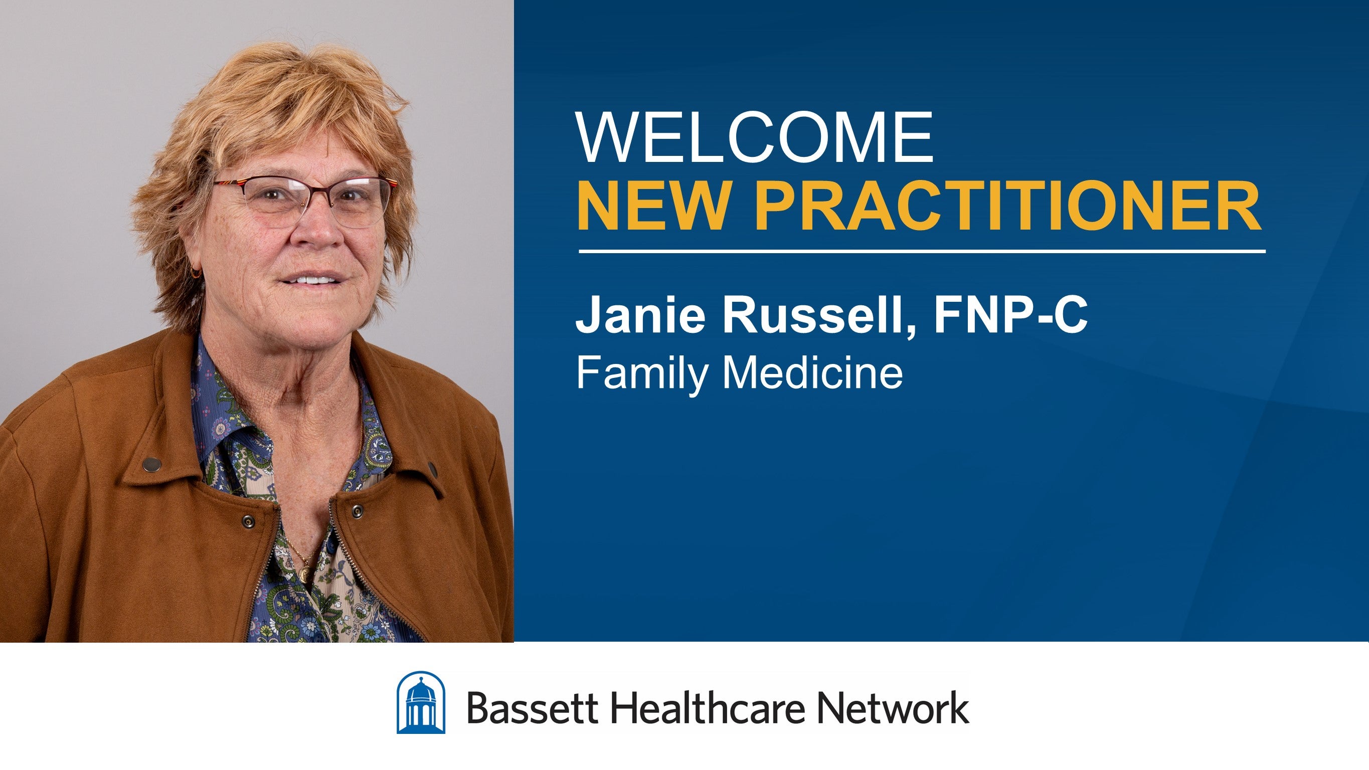 Janie Russell, FNP-C | Bassett Healthcare Network