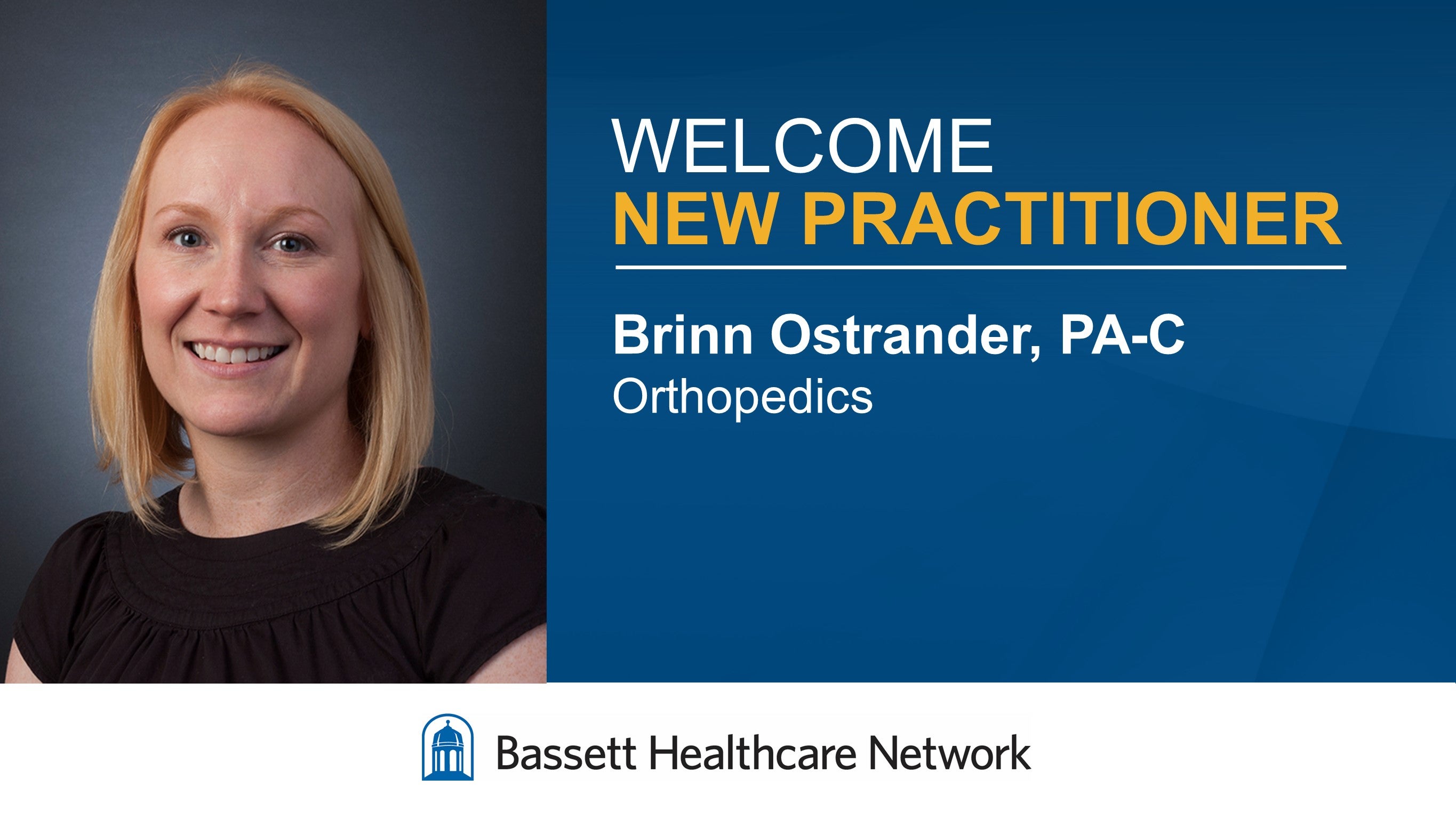 Brinn Ostrander, PA-C | Bassett Healthcare Network