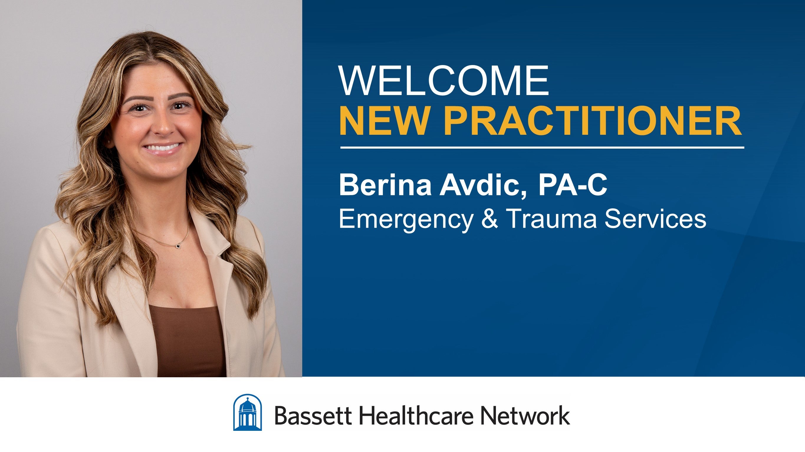 Berina Avdic, PA-C | Bassett Healthcare Network