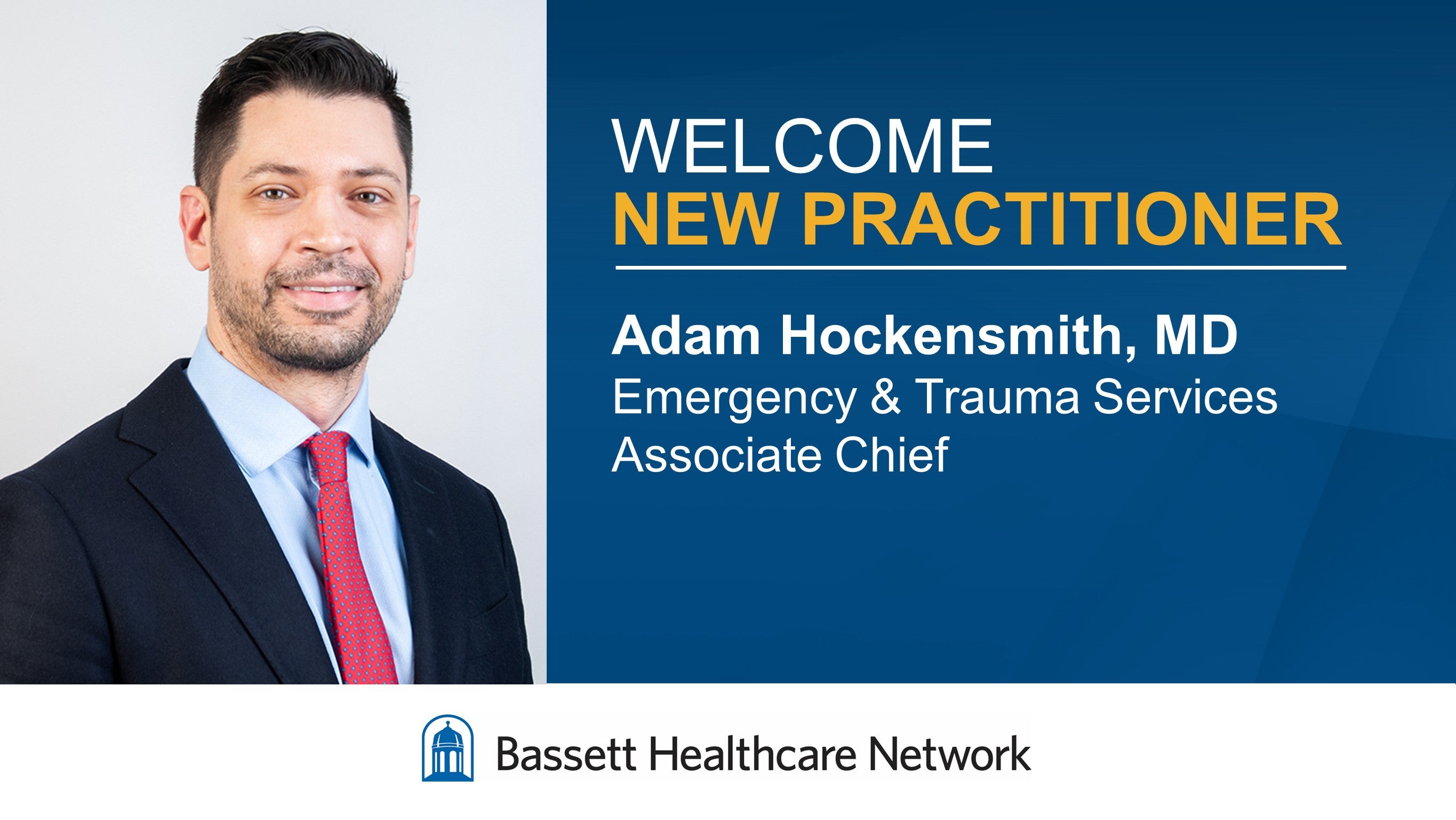 Adam Hockensmith, MD | Bassett Healthcare Network