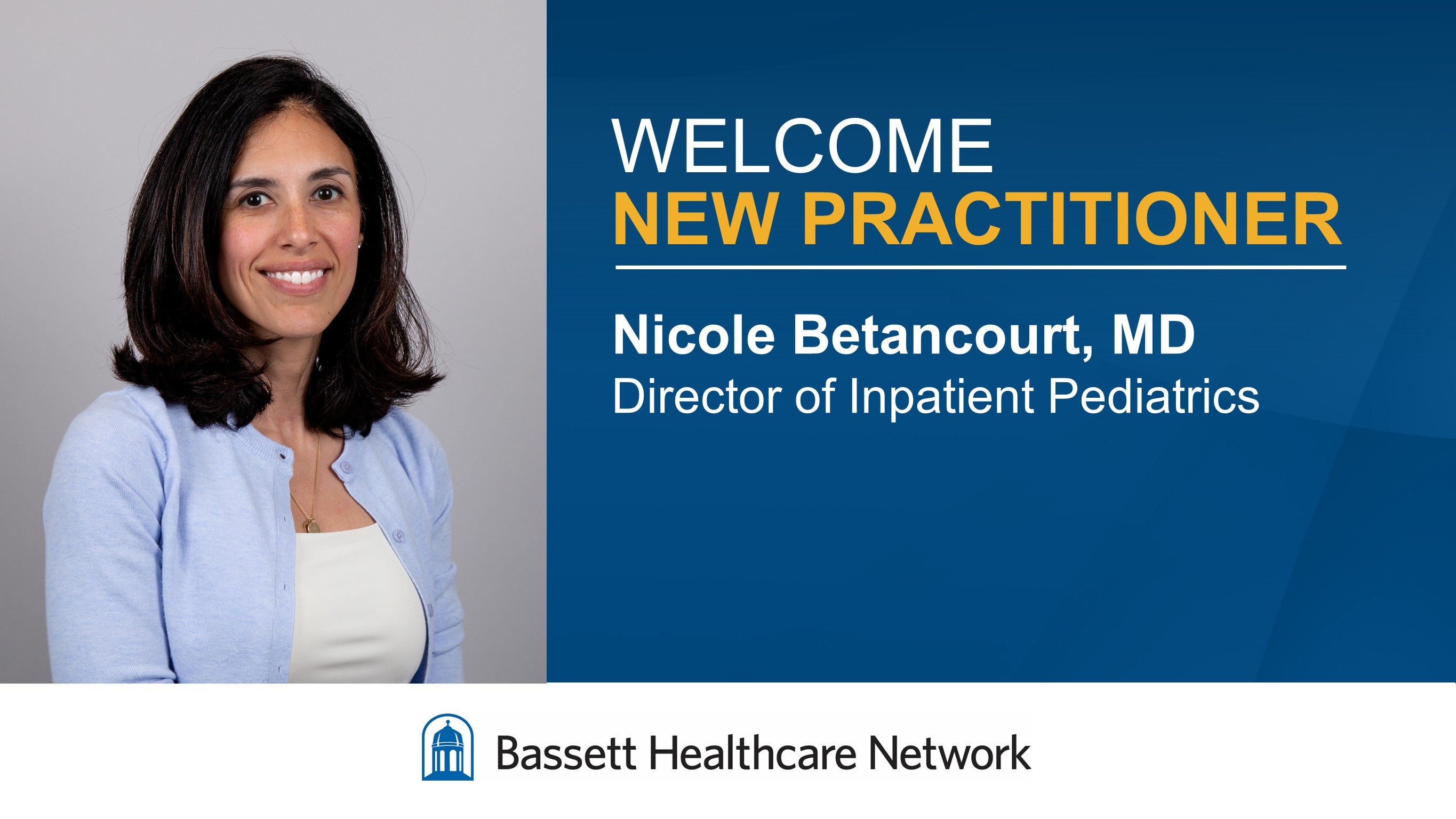 Nicole Betancourt, MD | Bassett Healthcare Network