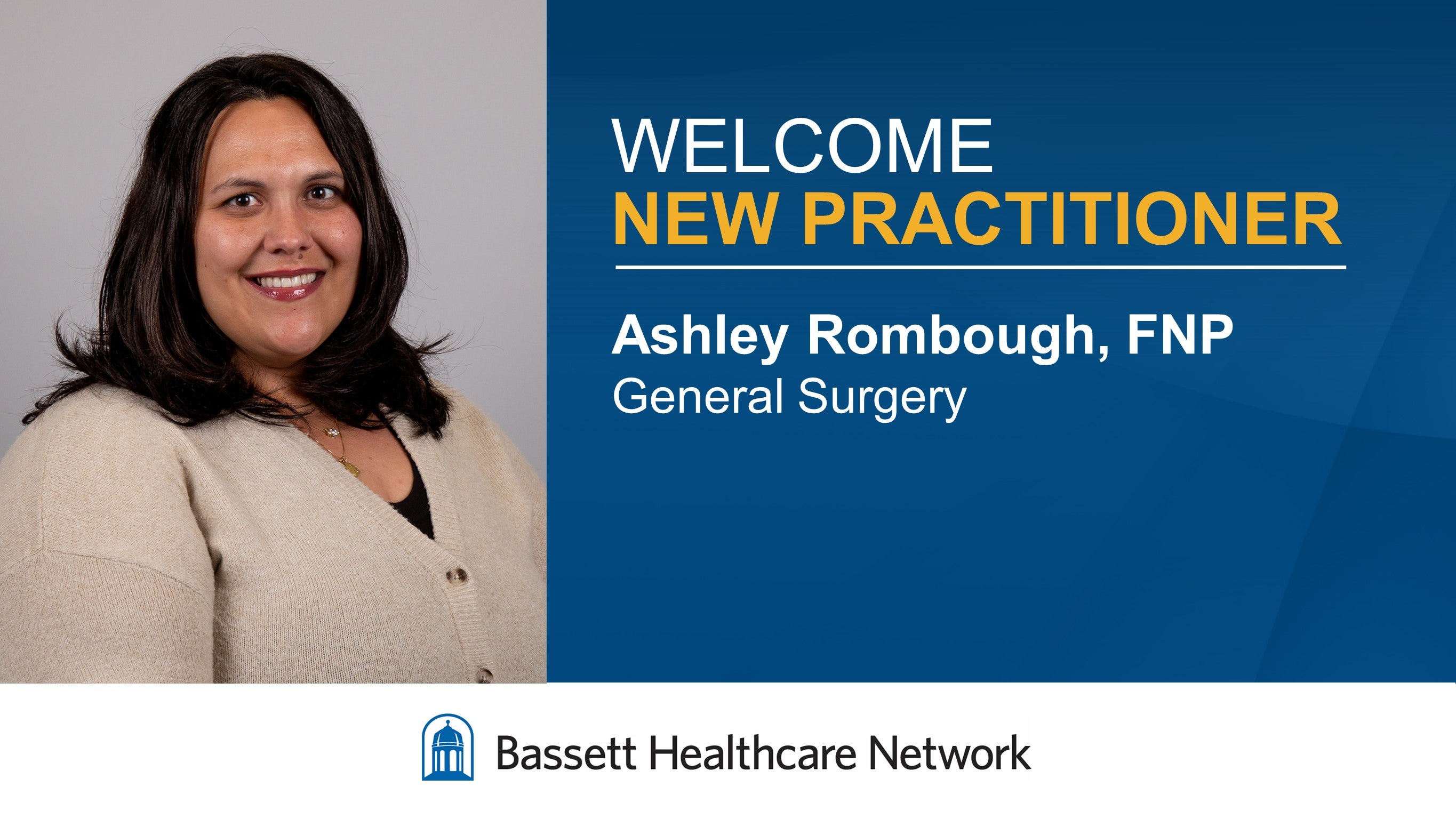 Ashley Rombough, FNP | Bassett Healthcare Network