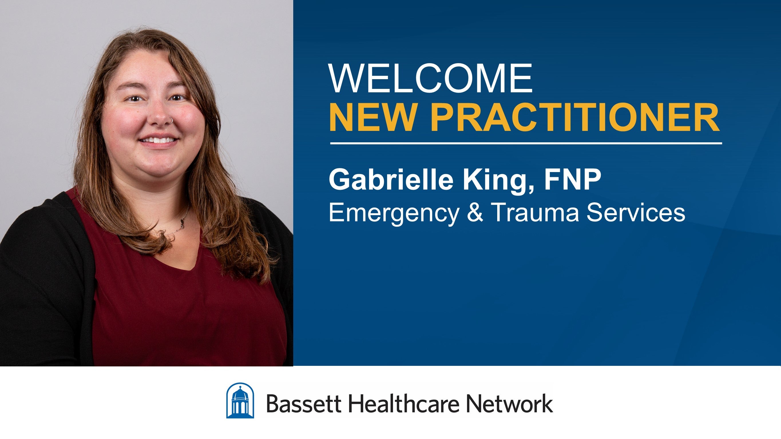 Gabrielle King, FNP | Bassett Healthcare Network