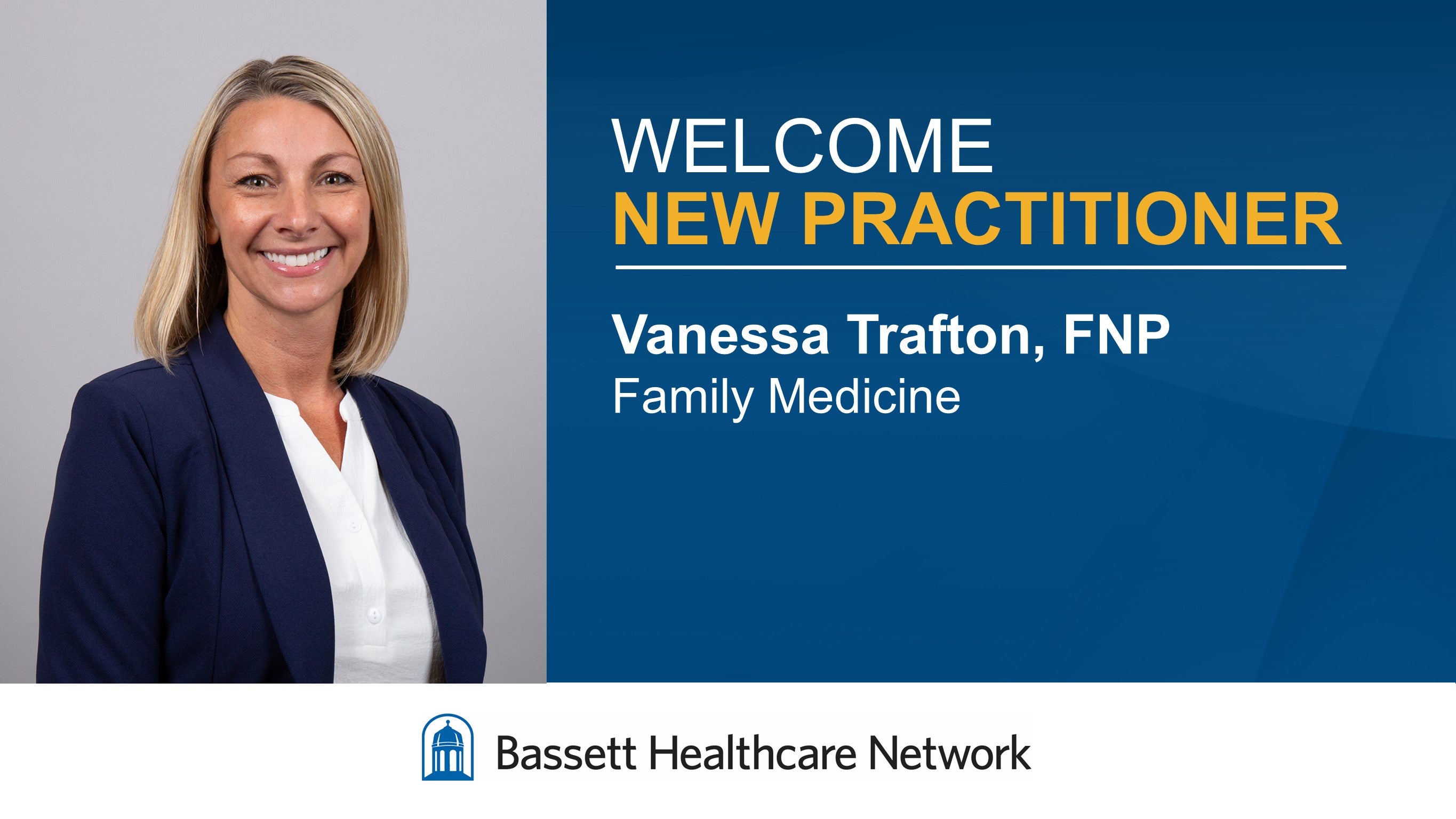 Vanessa Trafton, FNP | Bassett Healthcare Network